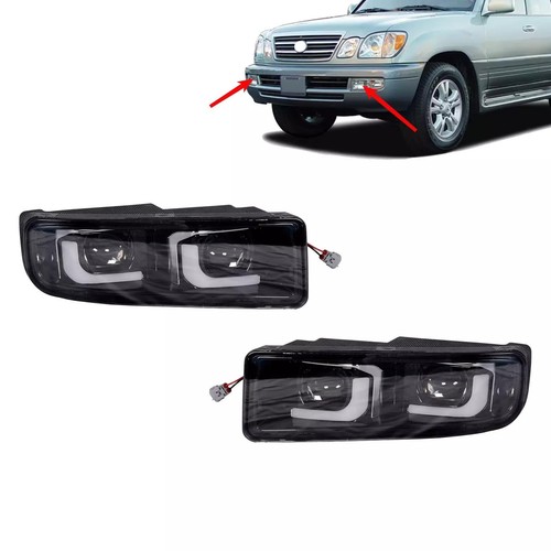 Compatible with Lexus LX470 1998-2007 DRL Front Bumper LED Fog lights ...
