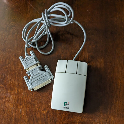 Logitech M-MD15L-9F Ball Type Corded Vintage Computer Mouse w/ Serial ...