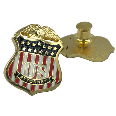 LL-012 US Attorney mini shield Pin AUSA (1 inch) | eBay