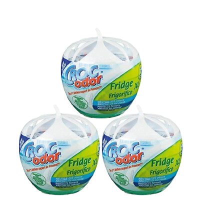 Croc Odor Fridge Deodoriser XL Neautralises Odours 140g x 3 | eBay UK