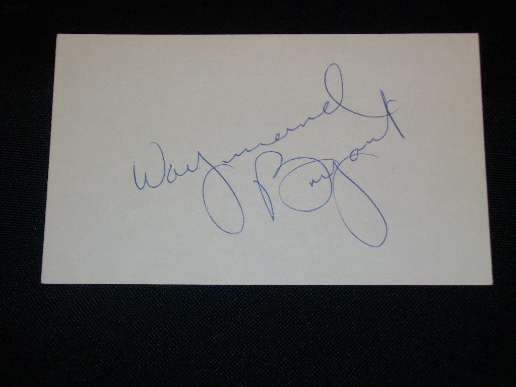 Tennessee St Chicago Bears Waymond Bryant Signed Auto Vintage 3x5 Index ...