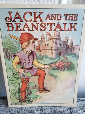 Jack And The Beanstalk Colorful Paper Book, c1939, No. 530 Good ...