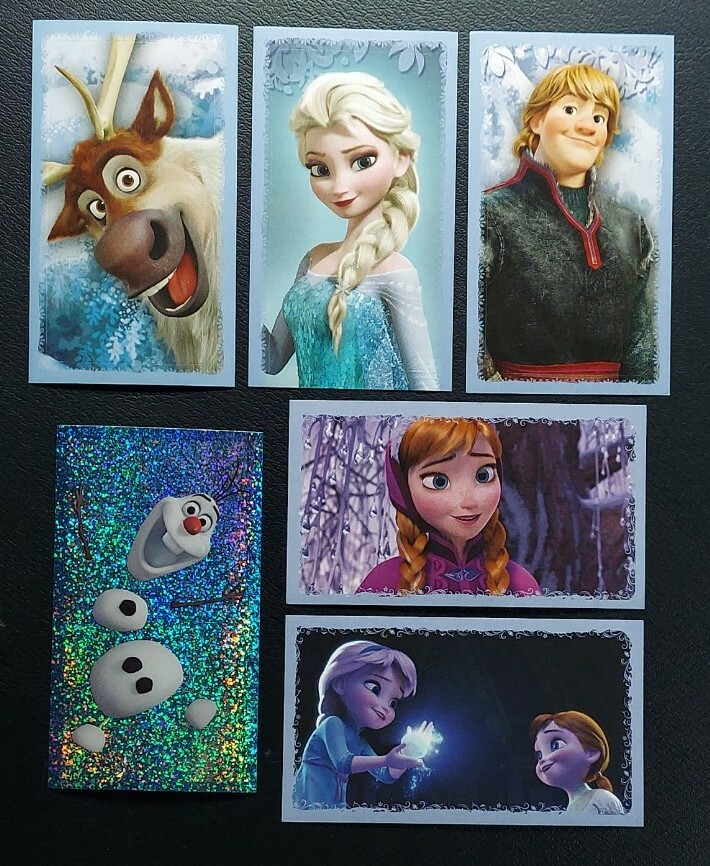 (10) Panini Disney Frozen Sticker Create Your Lot Finish Collection ...