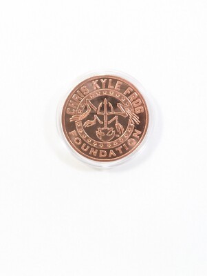 Chris Kyle Frog Foundation Challenge Coin 1 Ounce Copper in Capsule ...