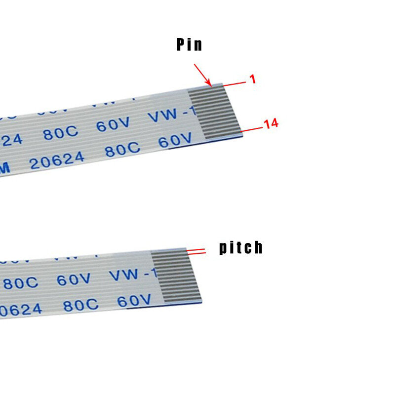 4Pin - 40Pin 0.5mm Pitch FFC FPC Ribbon Flexible Flat Cable Forward ...