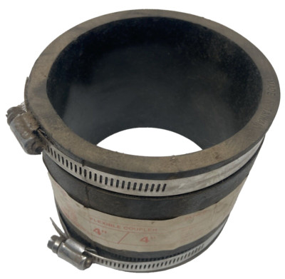 LDR Industries 4"x4" Flexible Coupling 257600 Copper/Steel/Lead/Plastic ...