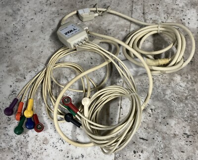 8000-1006 Zoll Limb Lead Patient Cable for 12-Lead ECG: Clean & Tested ...
