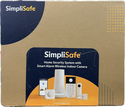 SimpliSafe Home Security System Indoor Camera 8 Piece Kit - OB | eBay