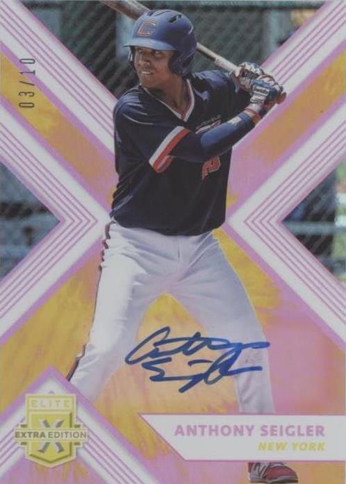2018 Panini Elite Extra Edition - Anthony Seigler #22 Autographs Tie ...