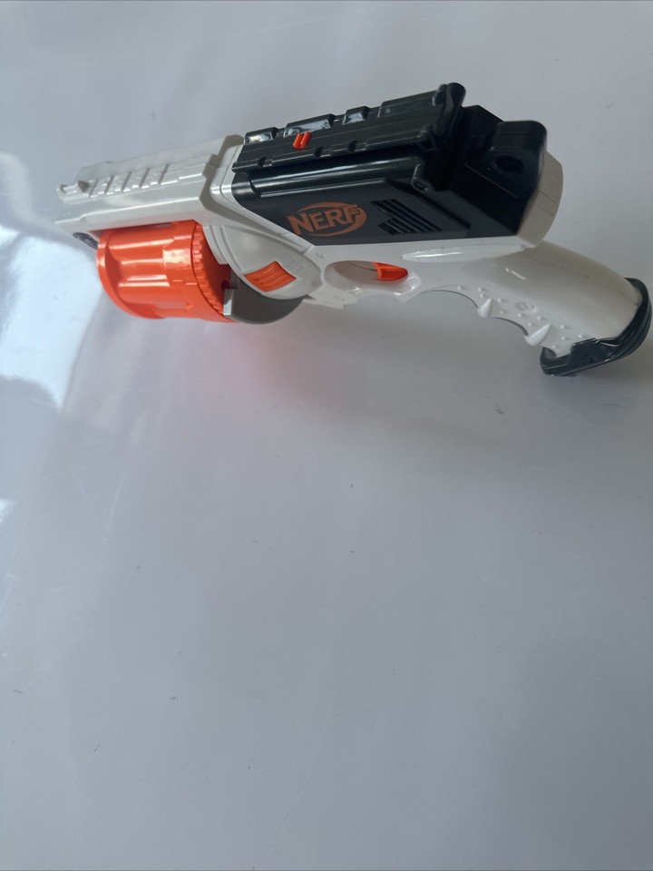 NERF Gun - MAVERICK REV-6 WHITEOUT Series Blaster RARE | eBay