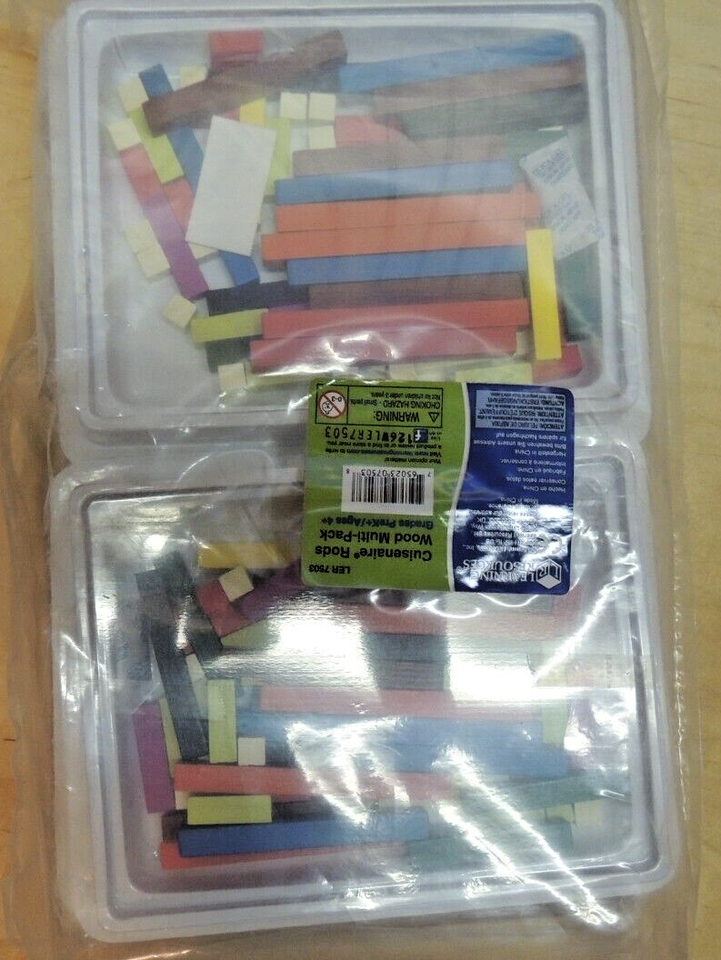 Cuisenaire Wooden Rods Math Learning Resources Blocks multi color Home ...
