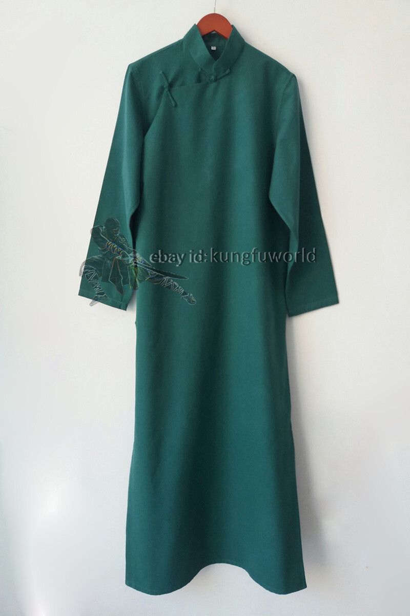 Wing Chun IP Man Robe Cheongsam Tai chi Kung fu Suit Martial arts Wushu ...