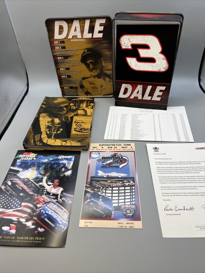 DALE 2007 6-Disc Limited Edition DVD Set Narrated-Paul Newman EARNHARDT ...