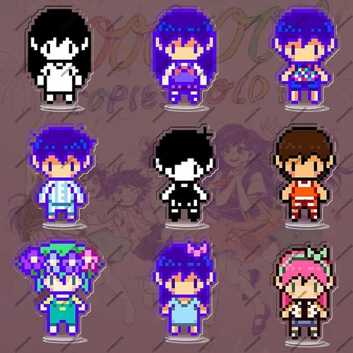 Games Omori Mari Sunny Basil Aubrey Henry Kel Pixel Acrylic Standing ...