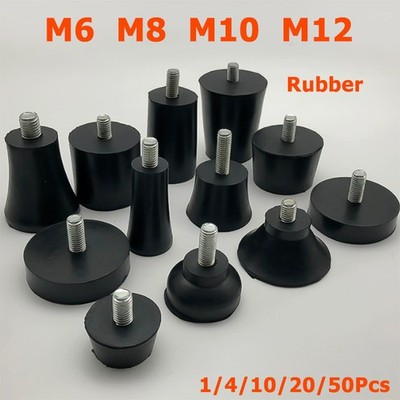 M6 M8 M10 M12 Adjustable Rubber Foot Screw Bolt Leveler Machine ...