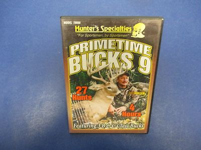 Primetime Bucks 9 DVD, 27 Hunts, B&C Class Bucks, Hunter's Specialties ...