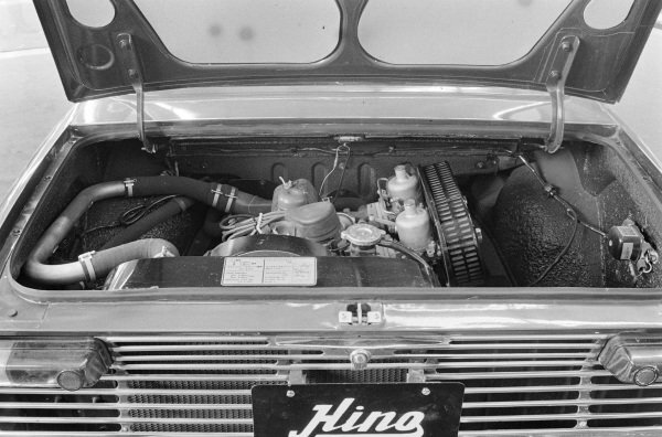 Hino Contessa engine Motor Show Advertising 1965 Car Old Photo | eBay