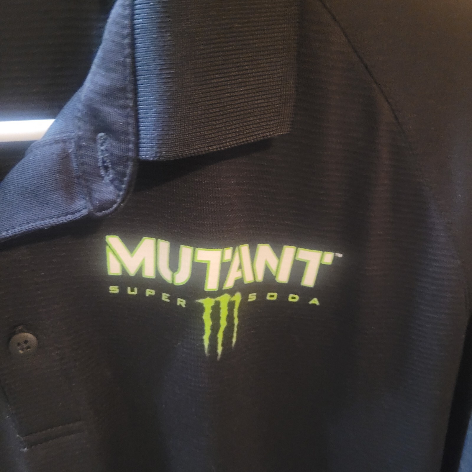 Monster Energy Drink Mutant Super Soda Polo Shirt Siz… - Gem