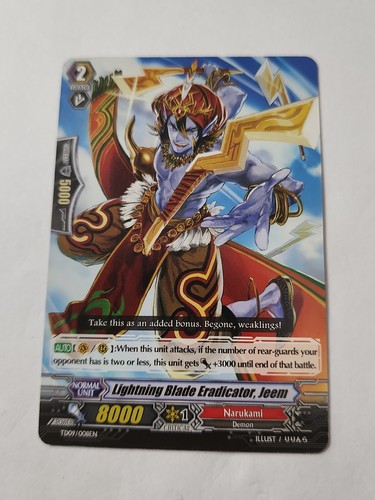 Cardfight!! Lightning Blade Eradicator, Jeem - TD09/008EN CFV NM | eBay