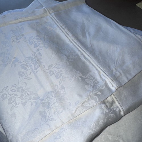 Sferra Linea Casa King Sz Sheets White Jacquard. Beautiful. Brand New ...