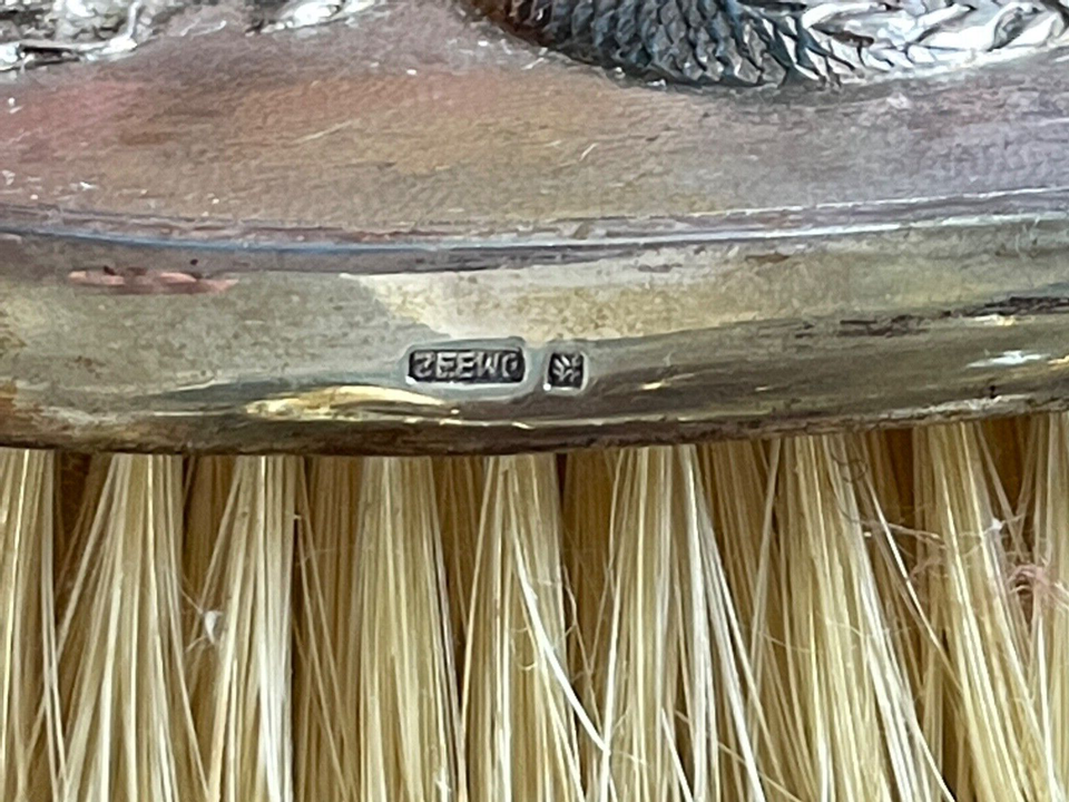 Antique Chinese Export Sterling Silver Signed ZeeWo Repousse Dragon ...