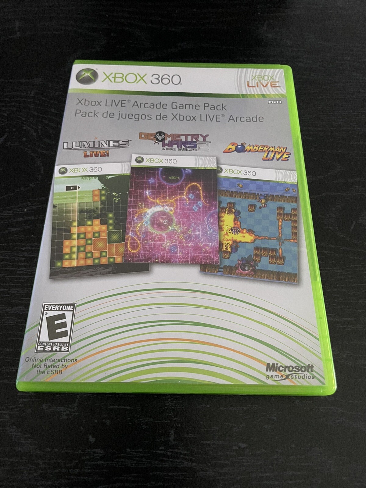 Xbox Live Arcade Pack Microsoft Xbox 360 Bomberman Geometry Wars ...