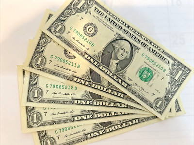 5 NEW Uncirculated $1 (One) Dollar Bill Note USD BEP --2021 | eBay
