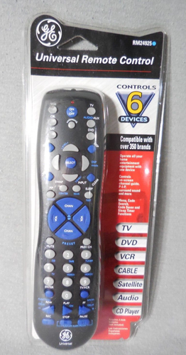 GE Universal Remote Control RM24925 TV DVD VCR CABLE CABLE SATELITE ...