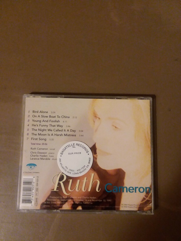 First Songs [EP] by Ruth Cameron (CD, Jul-1999, Verve) 731455903126| eBay