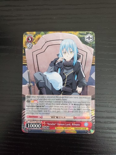 Weiss Schwarz CCG - "Newbie" Demon Lord, Rimuru - TSK/S101-E047 RR | eBay