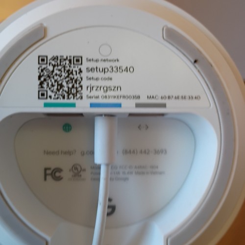 Google Nest GJ2CQ White WiFi Mesh Router With Cord A4RAC-1304 tested | eBay