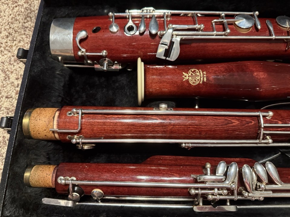 Amati Bassoon Wooden Instrument From Czechoslovakia with Case | eBay