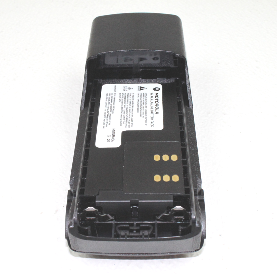 Motorola OEM CLAMSHELL NNTN6686A Alkaline Battery Pack XTS2500 XTS1500 ...