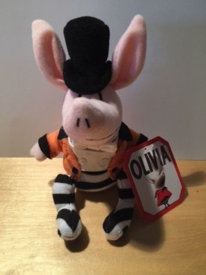 Olivia the Pig Ringmaster Saves the Circus pocket pal Gund 6 in NWT New ...