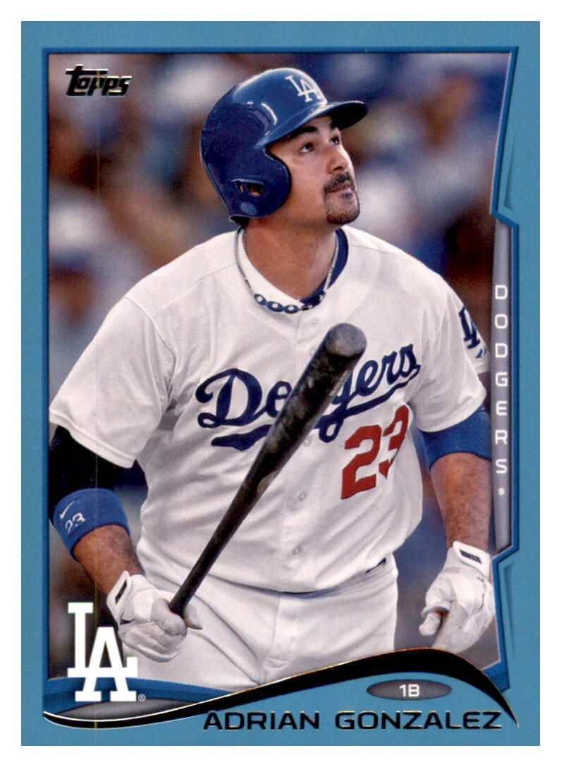 Adrian Gonzalez Dodgers Card