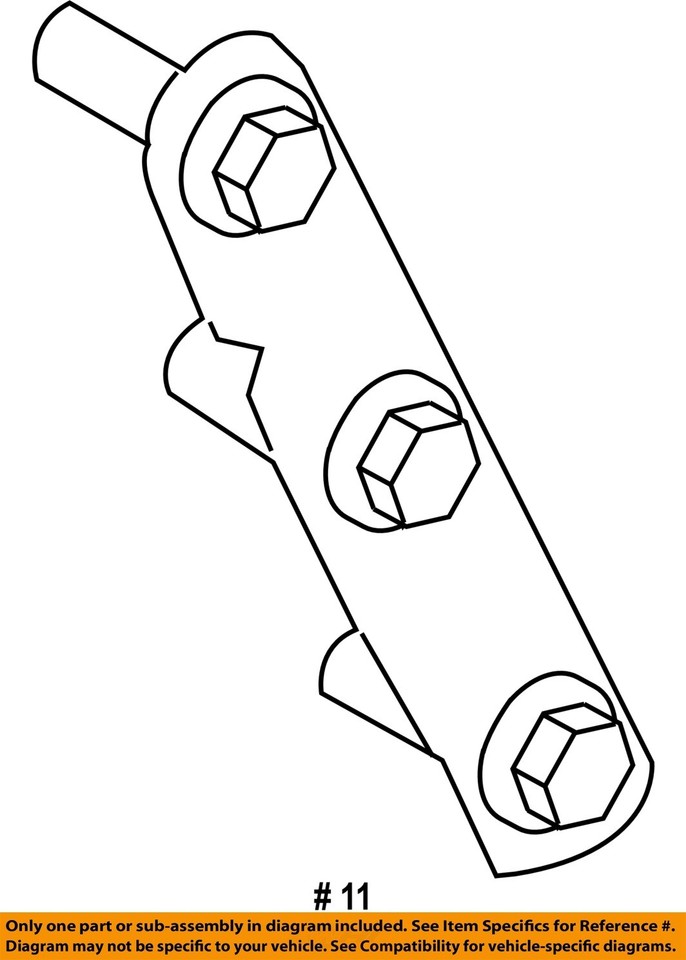 FORD OEM 06-14 F-150 Bumper Components-Bumper Bracket Bolt Plate ...