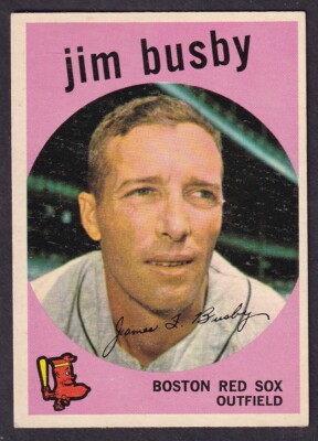 1959 TOPPS JIM BUSBY CARD NO:185 NEAR MINT CONDITION | eBay