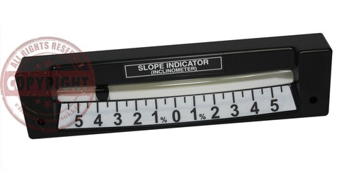 TPI SLOPE METER INDICATOR 0-5%, LEVEL, INCLINOMETER, PERCENT, FOR DOZER ...