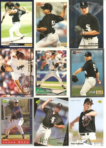 18 CARD JASON BERE BASEBALL CARD LOT 308 | eBay