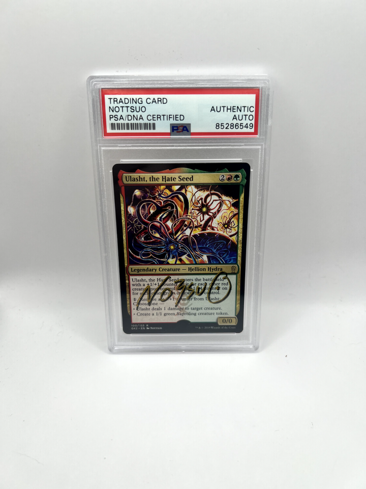PSA DNA MTG Ulasht The Hate Seed 100/133 Nottsuo Signed Artist Proof ...