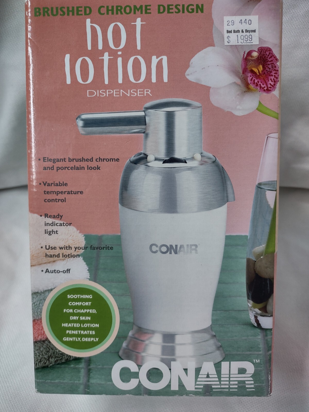 Conair Brushed Chrome Hot Lotion Dispenser HLD31BR NIB | eBay