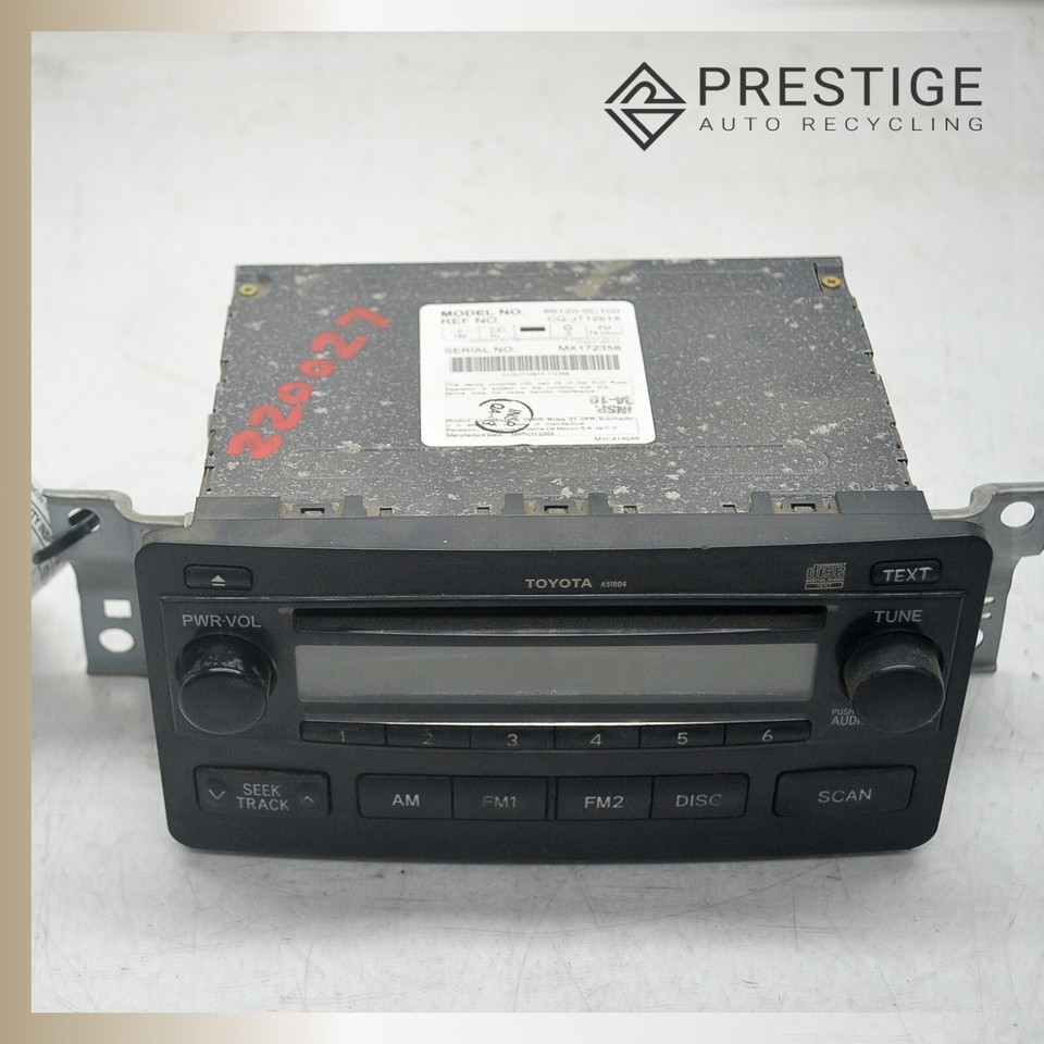 2003-2006 TOYOTA TUNDRA SEQUOIA AM FM CD RECEIVER 86120-0C100 OEM | eBay