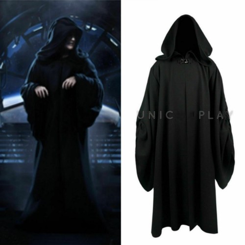 StarWars Emperor Palpatine DarthSidious Robe Cosplay Costume Black | eBay