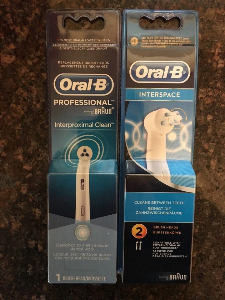 3 ORAL-B POWER TIP Replacement Toothbrush Tooth Brush Heads ...