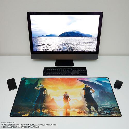 Final Fantasy VII Rebirth Gaming Mouse Desk Pad FF Mat Polyester Toy ...