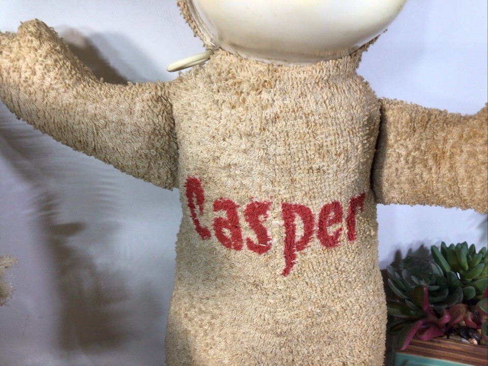 Vintage Mattel CASPER FRIENDLY GHOST~1960’s~Pull String Talks Working ...