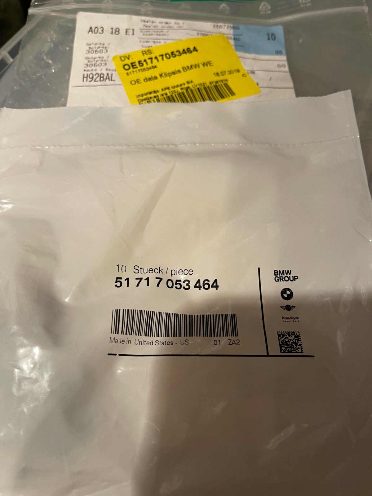 10x BMW E83 E53 Footstep Running Board Grip Insert 7053464 51717053464 ...