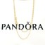 New PANDORA Shine Rose Gold Silver Beaded Chain Necklace 397210 387210 ...