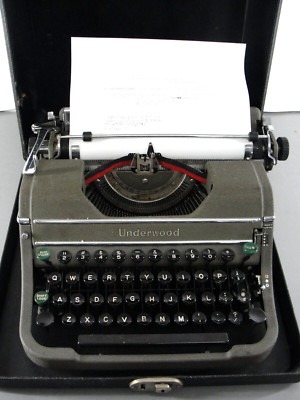 Typewriters - Underwood Model