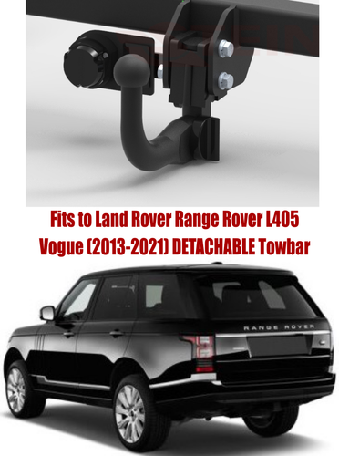 DETACHABLE Tow Bar For LAND ROVER Range Rover L405 2013-2021 & NO ...